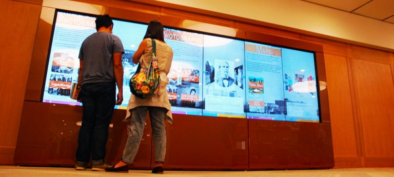 Dallas Library Archives Adds High-Tech Digital Wall » Dallas Innovates