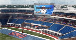 SMU Breaks Ground on $100M End Zone Complex at Gerald J. Ford Stadium ...