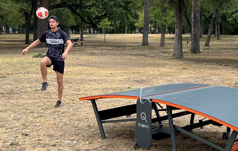 Soccer Meets Ping Pong on Funky Town's New Teqball Tables » Dallas ...