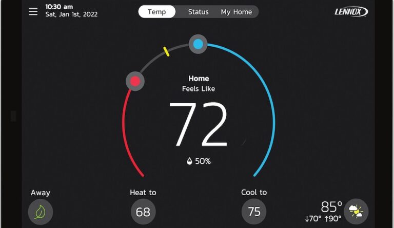 Lennox Industries Introduces 'Communicating' Thermostat System That ...