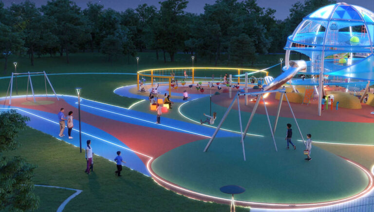 Farmers Branch Plans 'Crown Jewel of Playgrounds' That Glows in Dark ...