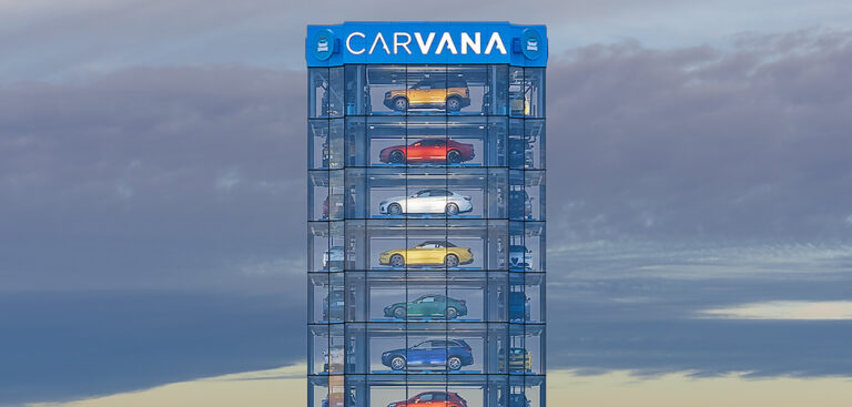Amid Struggles, Carvana Debuts 12-Story Used Car 'Vending Machine' in ...