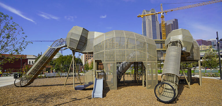 'Ghost Mammoth' Slides and Pickleball Skyline Views: Harwood Park Opens ...